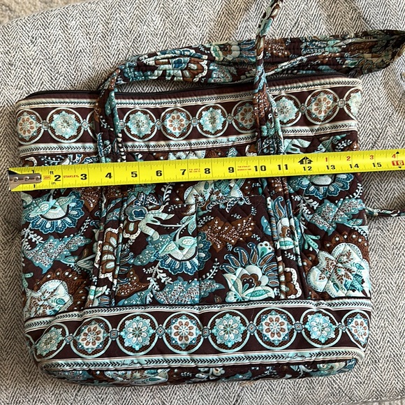 Vera Bradley | Bags | Vera Bradley Tote Bag Java Blue Retired Pattern ...